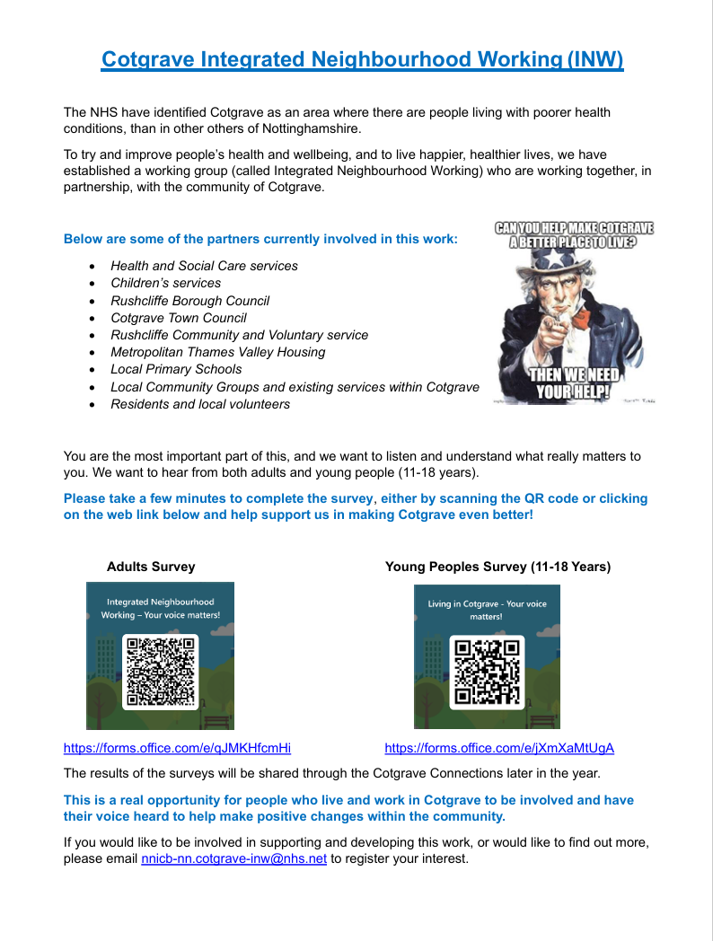 Cotgrave Town Council – Closer to the Community